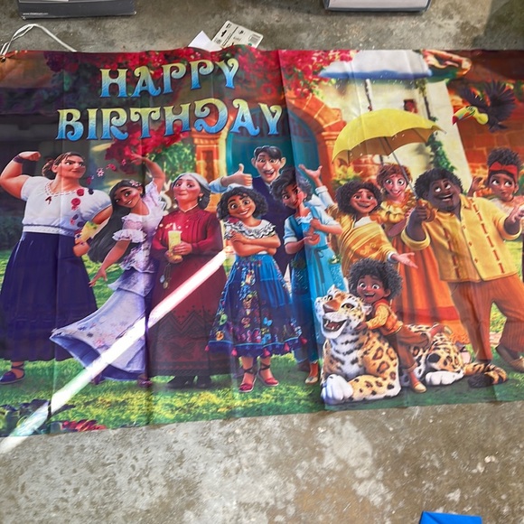 Disney | Party Supplies | Disneys Encanto Happy Birthday Banner 3 X 5 ...